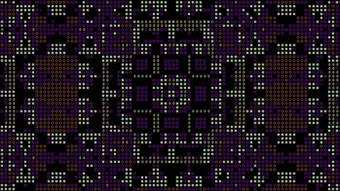 Loopable ASCII Complex Geometric Pattern... | Stock Video | Pond5