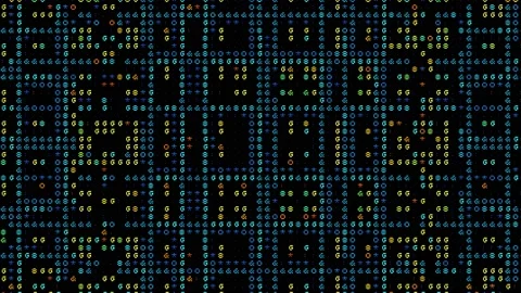 Loopable ASCII Complex Geometric Pattern... | Stock Video | Pond5