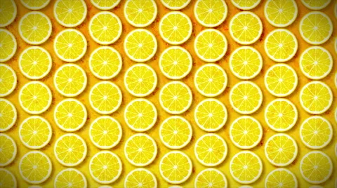 Loopable Lemon Motion Background | Stock Video | Pond5