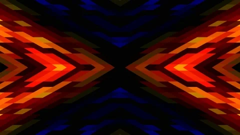 Loopable Pixel Art Geometric Motion Grap... | Stock Video | Pond5