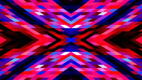 Loopable Pixel Art Geometric Motion Grap... | Stock Video | Pond5