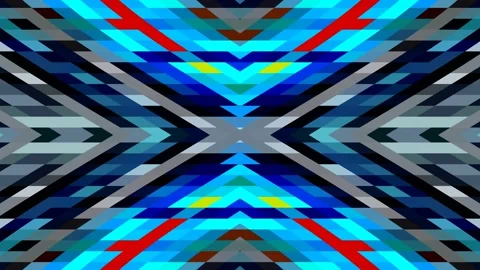 Loopable Pixel Art Geometric Motion Grap... | Stock Video | Pond5