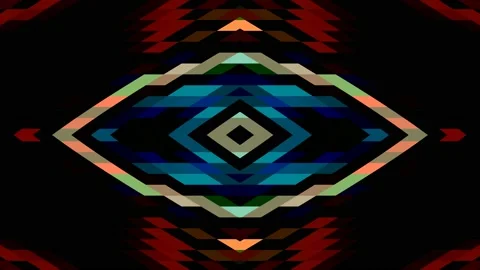 Loopable Pixel Art Geometric Motion Grap... | Stock Video | Pond5