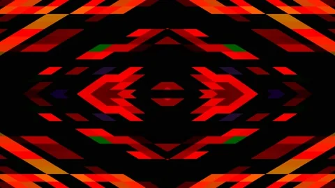 Loopable Pixel Art Geometric Motion Grap... | Stock Video | Pond5