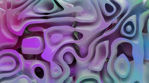 Looped 3D abstract animation of volumet... | Stock Video | Pond5