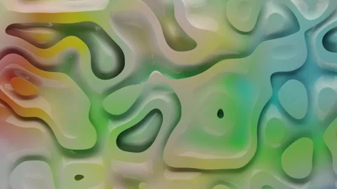 Looped 3D abstract animation of volumetr... | Stock Video | Pond5