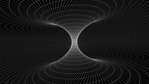 looped 3d animation, VFX black and white... | Stock Video | Pond5