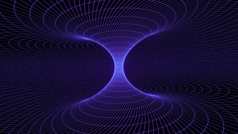 looped 3d animation, VFX blue vortex gri... | Stock Video | Pond5