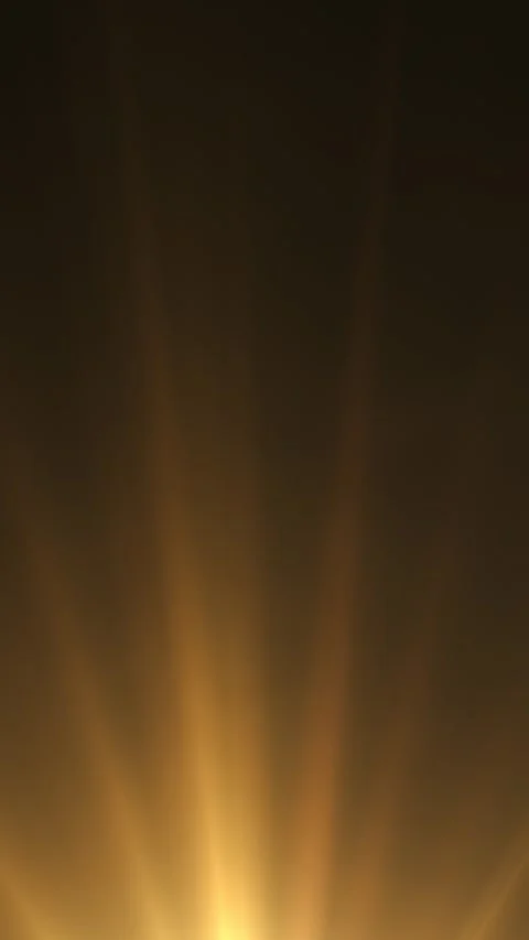 Looped animated golden light rays on dar... | Stock Video | Pond5