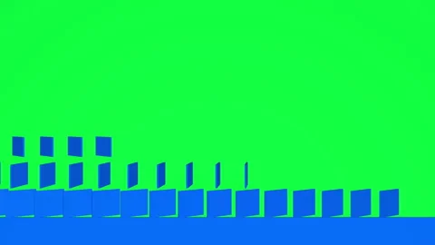 Looped animated transition from green sc... | Stock Video | Pond5