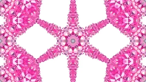 looped animation of 3d geometry, geometr... | Stock Video | Pond5