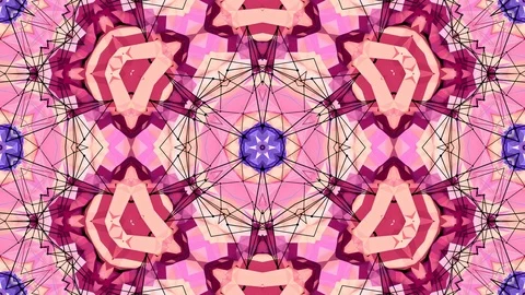 looped animation of 3d geometry, geometr... | Stock Video | Pond5