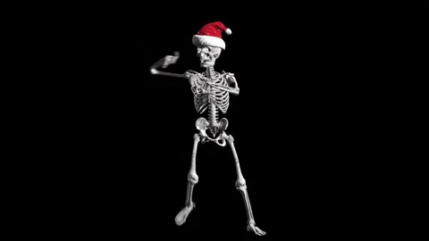 Looped animation of a dancing skeleton i... | Stock Video | Pond5