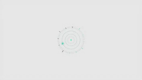 Looped animation of measuring circular s... | Stock Video | Pond5