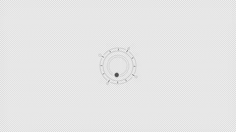 Looped animation of a measuring scale ci... | Stock Video | Pond5