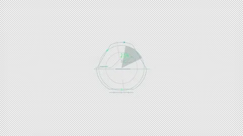 Looped animation of a round load indicat... | Stock Video | Pond5