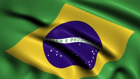 Looped Animation of Waving Brazil 3d Fla... | Stock Video | Pond5
