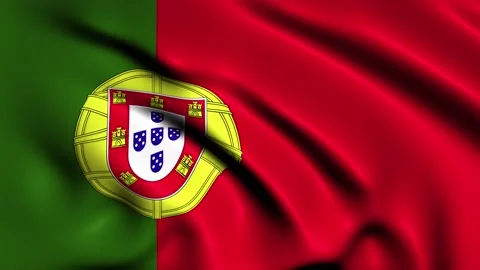 Portugal Flag Stock Footage ~ Royalty Free Stock Videos | Pond5