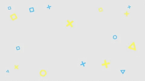 Looped simple geometric shapes overlay w... | Stock Video | Pond5