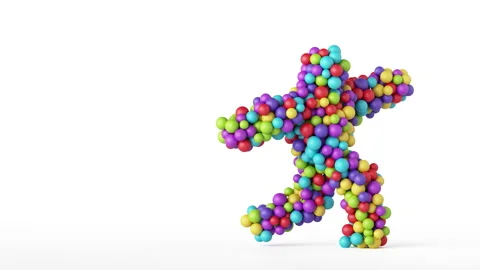 looping 3d animation with alpha channel,... | Stock Video | Pond5