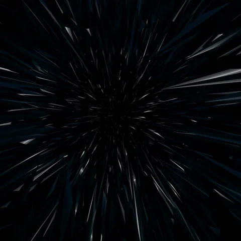 Looping 3D render animationof hyperspace... | Stock Video | Pond5