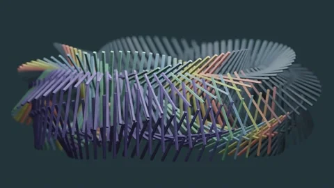 Looping abstract animation. Color animat... | Stock Video | Pond5