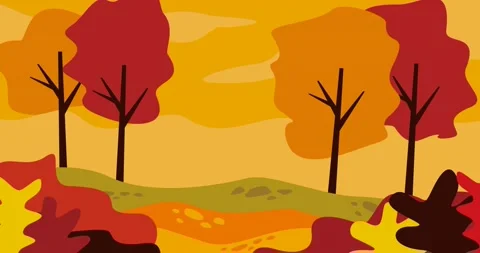 looping animated forest of trees and pla... | Stock Video | Pond5