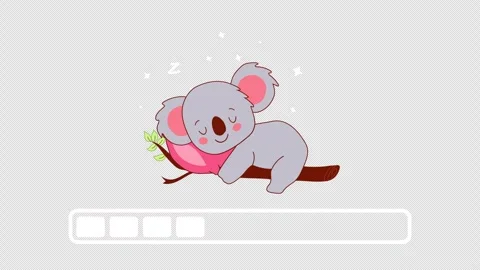 Looping animation of a cute sleeping car... | Stock Video | Pond5