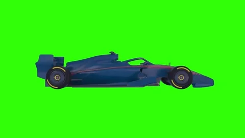 Looping Animation of Racing Car on Green... | Stock Video | Pond5