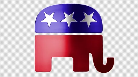 Looping Animation of Republican Party Lo... | Stock Video | Pond5