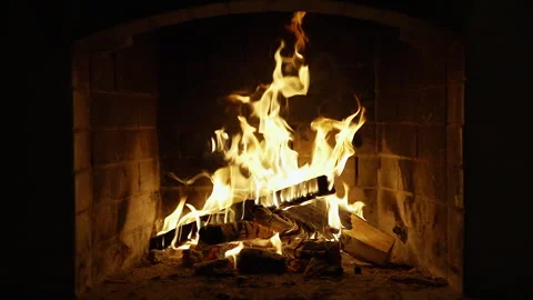 Christmas Fireplace Loop Stock Videos – Royalty-Free HD & 4K Videos