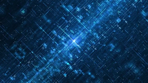 Looping dense animated technology backgr... | Stock Video | Pond5