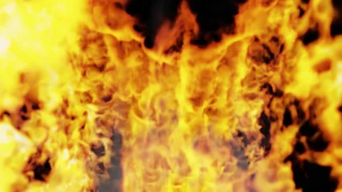 Looping Fire Flames. the flames of Fire ... | Stock Video | Pond5