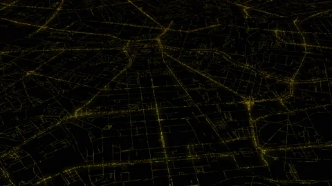 Looping Night City Lights flares. | Stock Video | Pond5