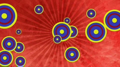 Looping retro abstract background | Stock Video | Pond5