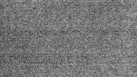 Looping TV Static Screen, Lost Signal Ol... | Stock Video | Pond5