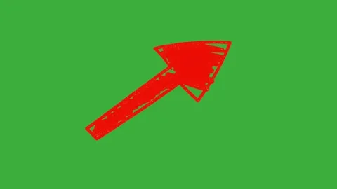 Looping video animation arrow moving on ... | Stock Video | Pond5