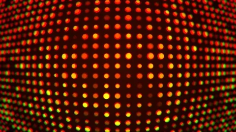 Looping Wave of a Blinking Red LED Scree... | Stock Video | Pond5