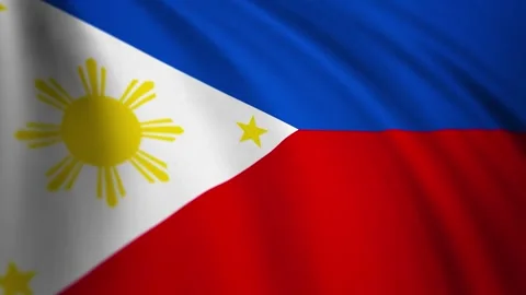 Looping waving flag of Philippines in st... | Stock Video | Pond5