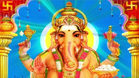 Lord Ganesha Stock Footage ~ Royalty Free Stock Videos | Pond5