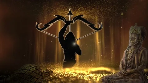 Lord Ram in 3D, Ram, Loard Ram, Hindu Go... | Stock Video | Pond5