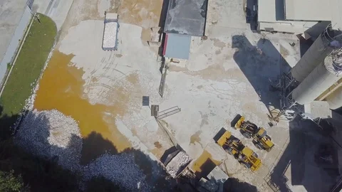 Lorry With Load Driving at The Construct... | Stock Video | Pond5