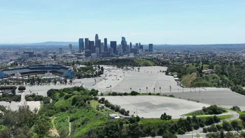 Los Angeles Downtown from Elysian Park D... | Stock Video | Pond5