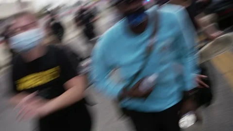 Crowd Running Away Stock Videos – Royalty-Free HD & 4K Videos