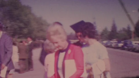 LOS ANGELES USA-1965: Graduation Celebra... | Stock Video | Pond5