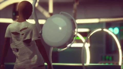 lost patient in MRI laboratory | Stock Video | Pond5