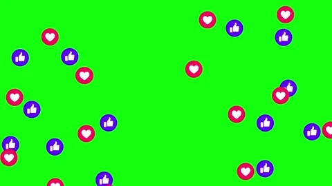 Likes Green Screen Stock Videos – Royalty-Free HD & 4K Videos | Pond5