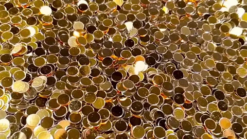 lots of confetti falling on a background... | Stock Video | Pond5