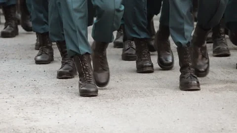Marching Boots Stock Footage ~ Royalty Free Stock Videos | Pond5