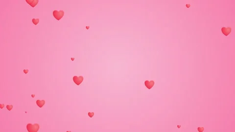 Lots of popping hearts (4 background pat... | Stock Video | Pond5